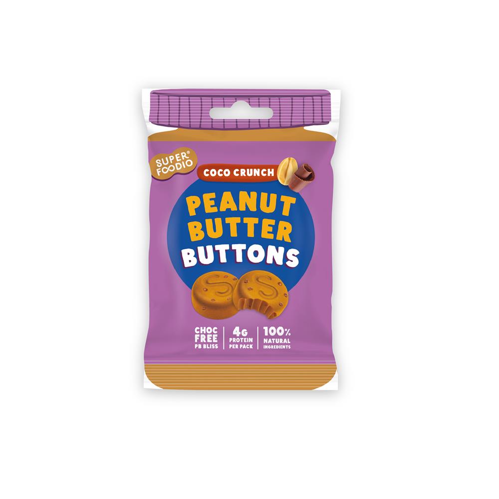 Superfoodio Peanut Butter Buttons Coco 20g – Jennings Plantry